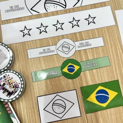 Kit dia da Bandeira - ABC Pedagógico